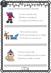 Actividades para trabajar la comprensión de las oraciones - Imagenes ...