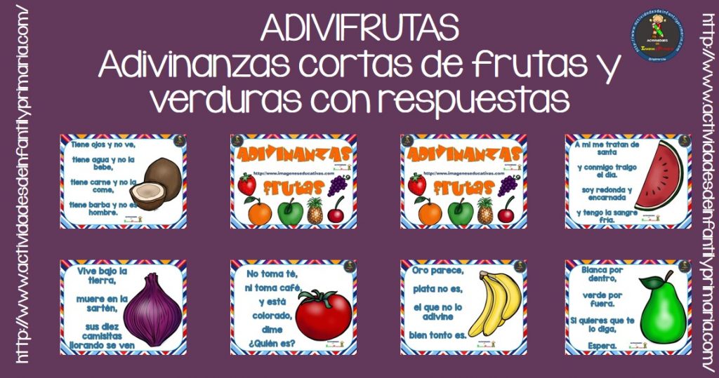 Adivinanzas De Frutas 9 Imagenes Educativas