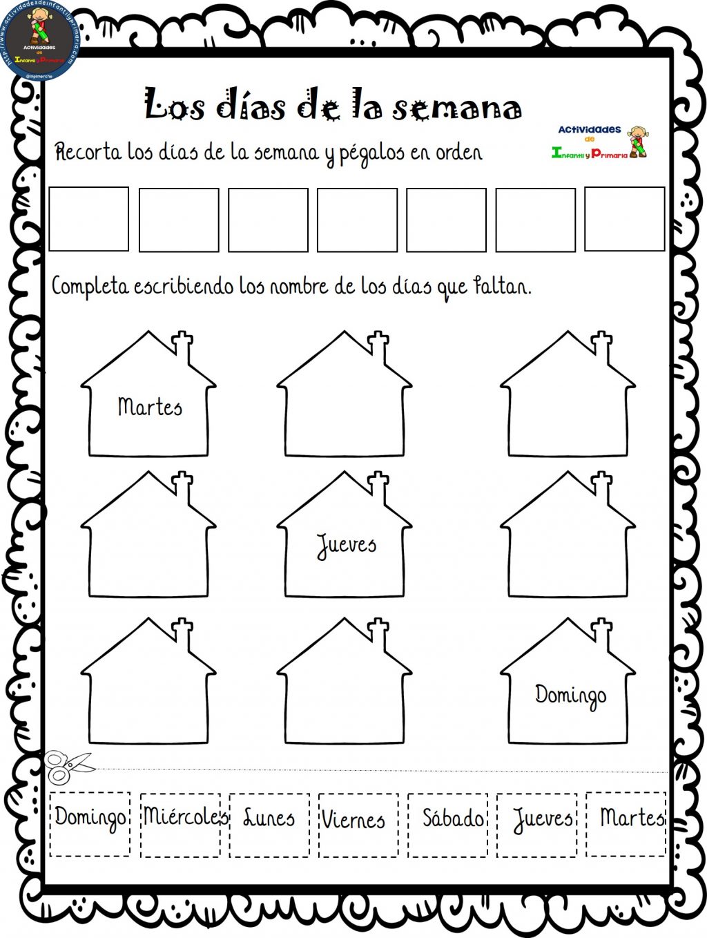 Aprendemos los días de la semana y los meses (2)