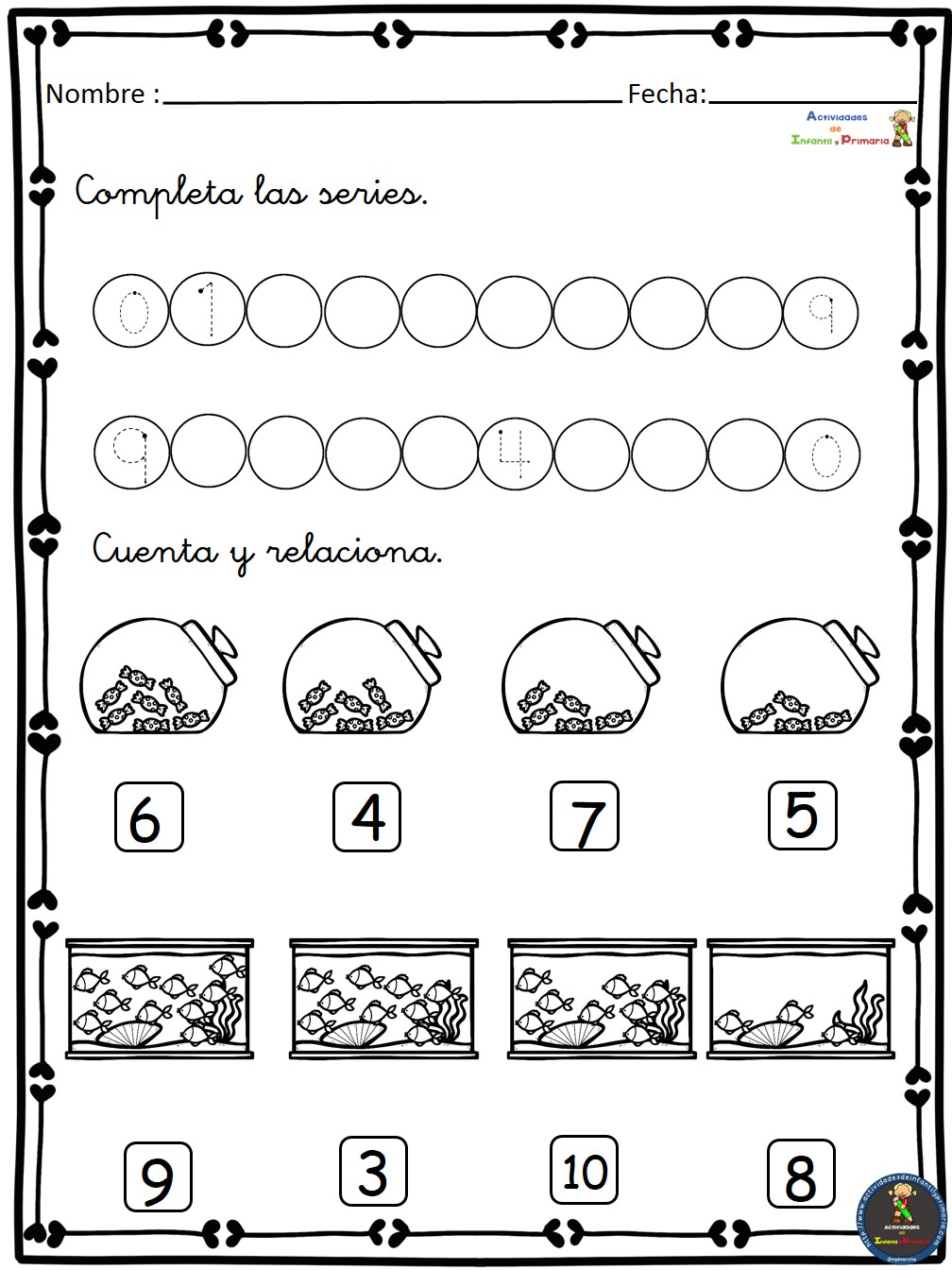 Ejercicios de Matemáticas conteo-sumas-restas Primero Primaria (2) Ejercicios de Matemáticas conteo-sumas-restas Primero Primaria (2)