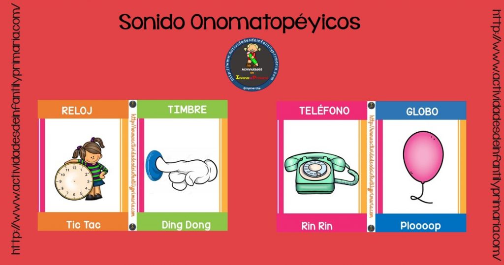 Sonidos Onomatopéyicos - Actividades de infantil y primaria