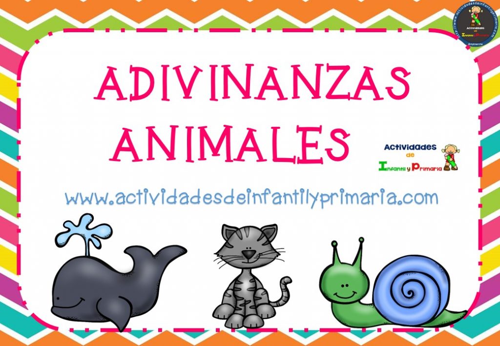 Adivinanzas de Animales.Tarjetas listas para imprimir - Actividades de ...