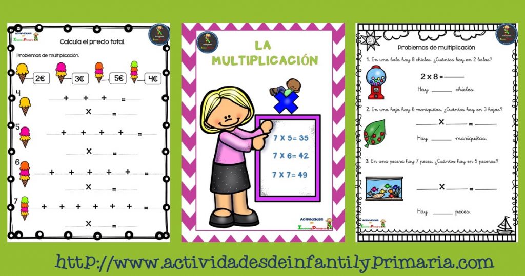 Aprendemos a multiplicar de forma divertida - Actividades de infantil y ...