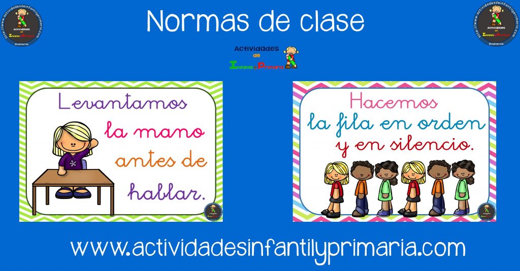 Tarjetas De Reglas De La Clase