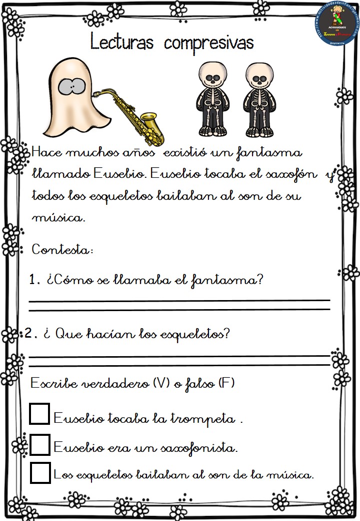 Lecturas Comprensivas Para Primaria Actividades De Infantil Y Primaria