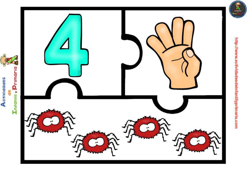 Puzzle de números del 1 al 10 (4)