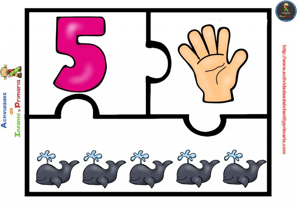 Puzzle de números del 1 al 10 (5)