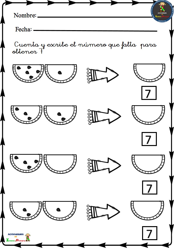 Trabajamos el conteo con dibujos sencillos (5)