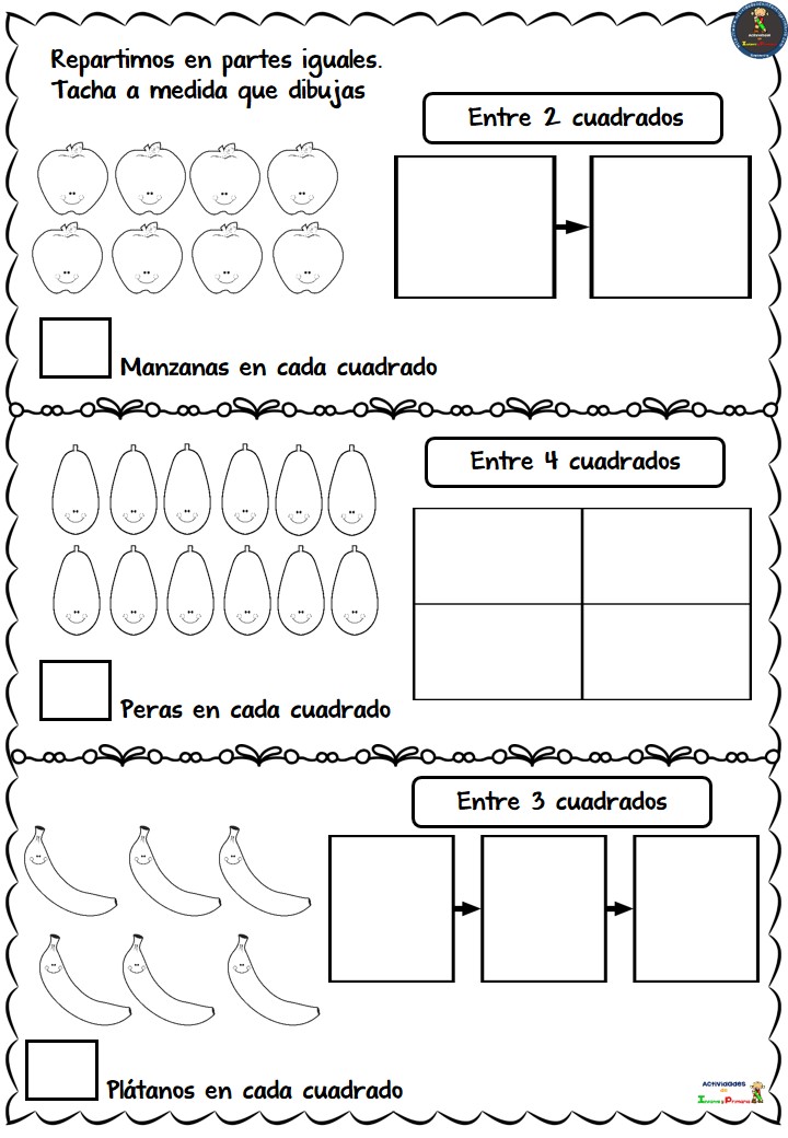 Aprendemos a repartir y dividir en Primaria (2)
