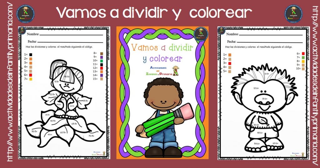 Dividimos Y Coloreamos Por Cdigos Imagenes Educativas Divisiones