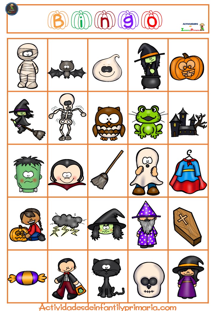 Vamos a jugar al bingo en Halloween (2)