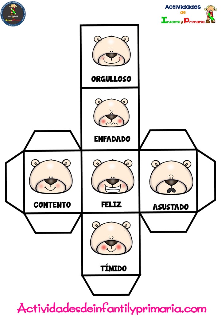 Trabajamos las emociones con estos divertidos dados (5) Trabajamos las emociones con estos divertidos dados (5)