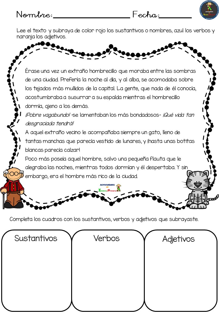 Actividades buscamos sustantivos-verbos – adjetivos (3)