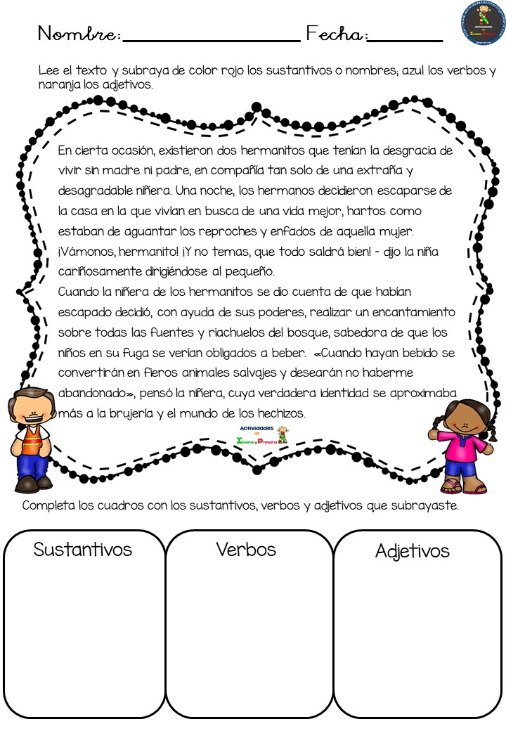 Actividades buscamos sustantivos-verbos – adjetivos (4)