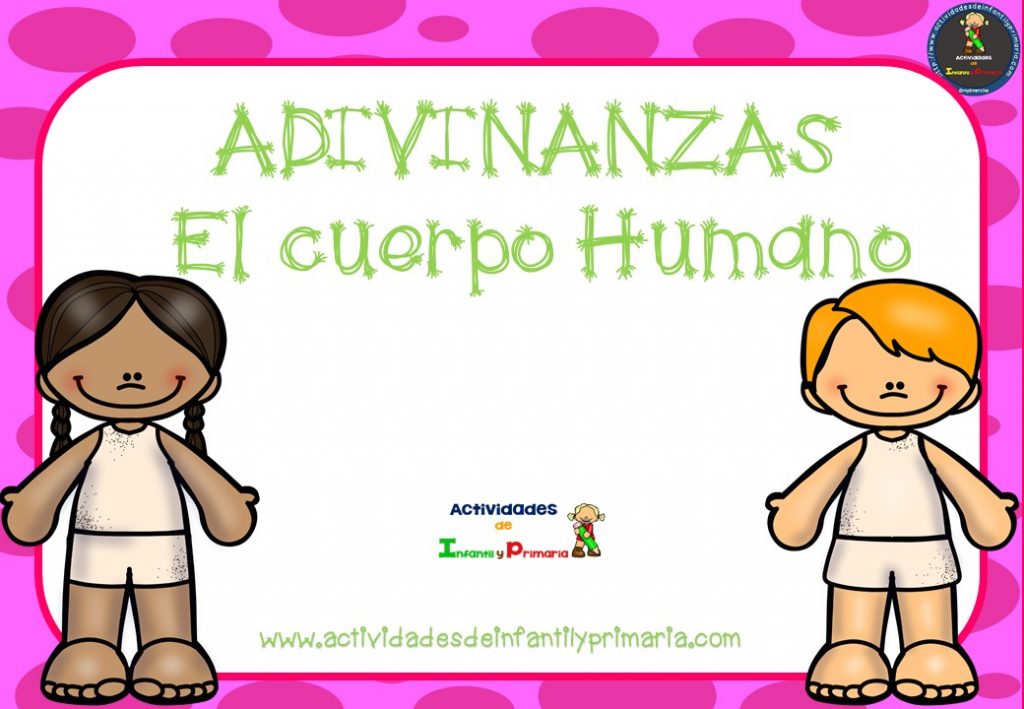 Tarjetas Adivinanzas El Cuerpo Humano Aprender Jugando