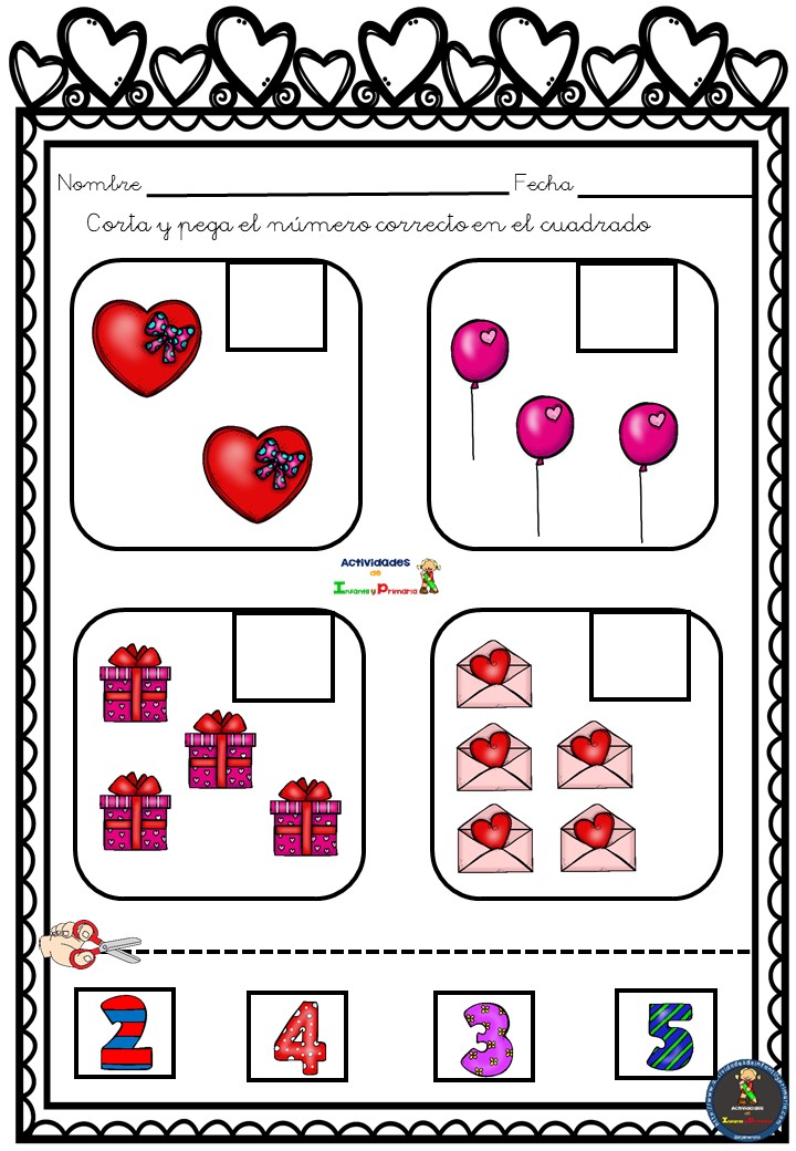 Actividades para San Valentín- Conteo (1)