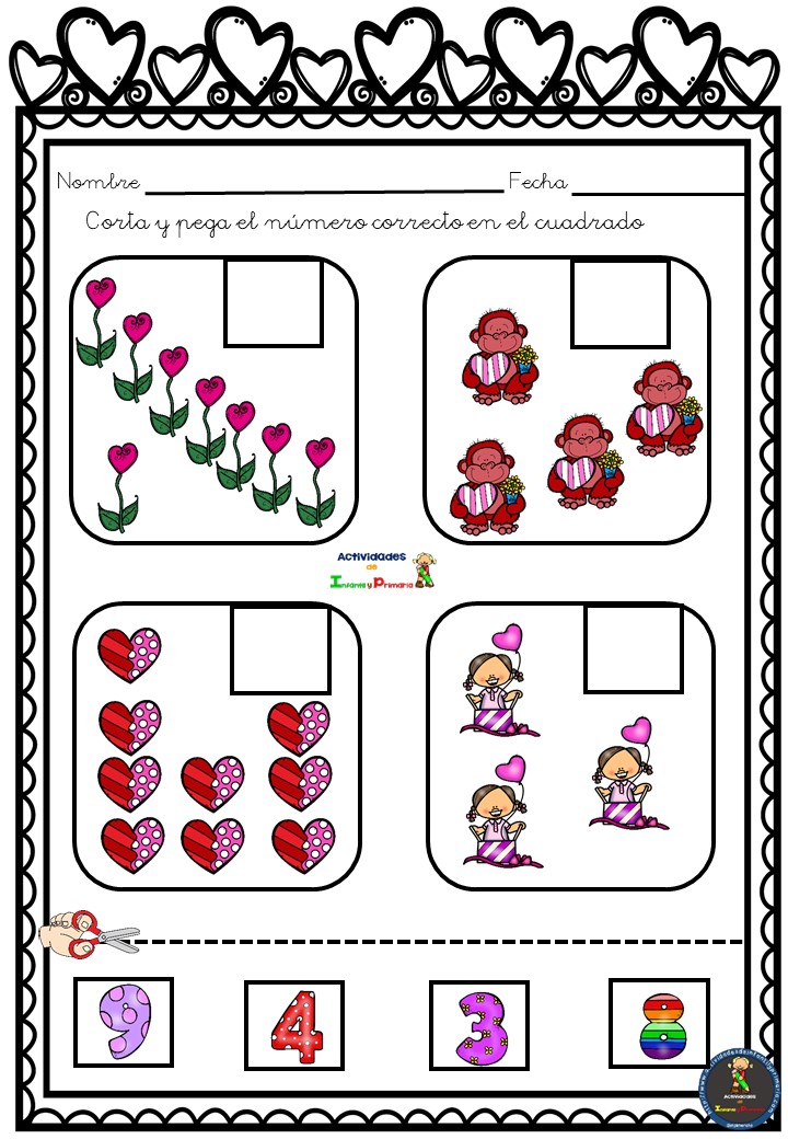 Actividades para San Valentín- Conteo (3)