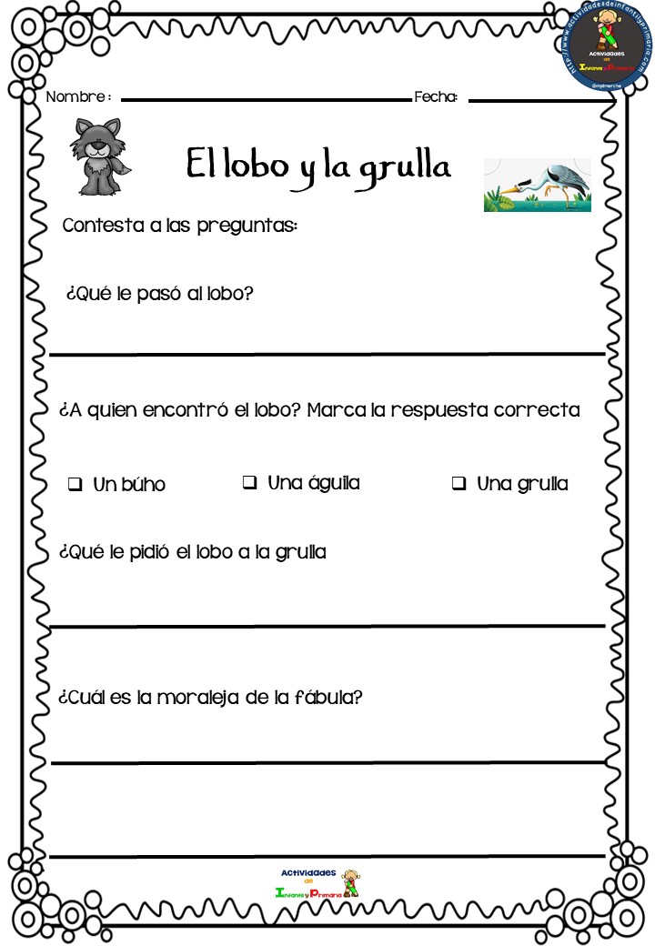 Comprensión lectora con fábulas tradicionales (2) Comprensión lectora con fábulas tradicionales (2)