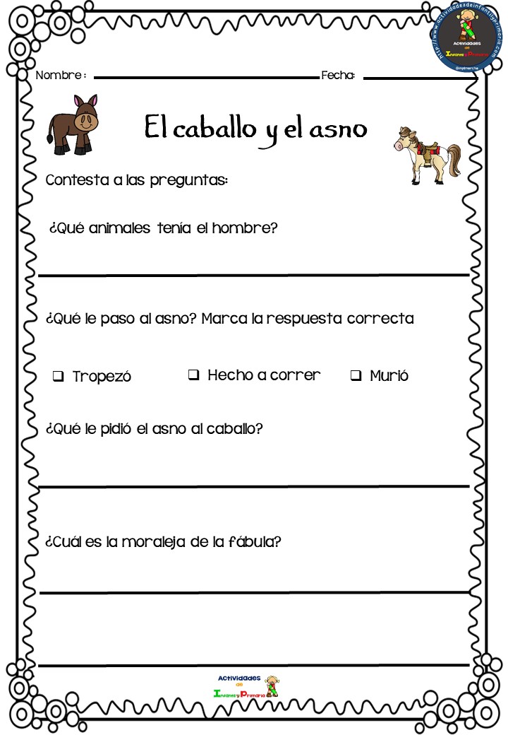 Comprensión lectora con fábulas tradicionales (4) Comprensión lectora con fábulas tradicionales (4)