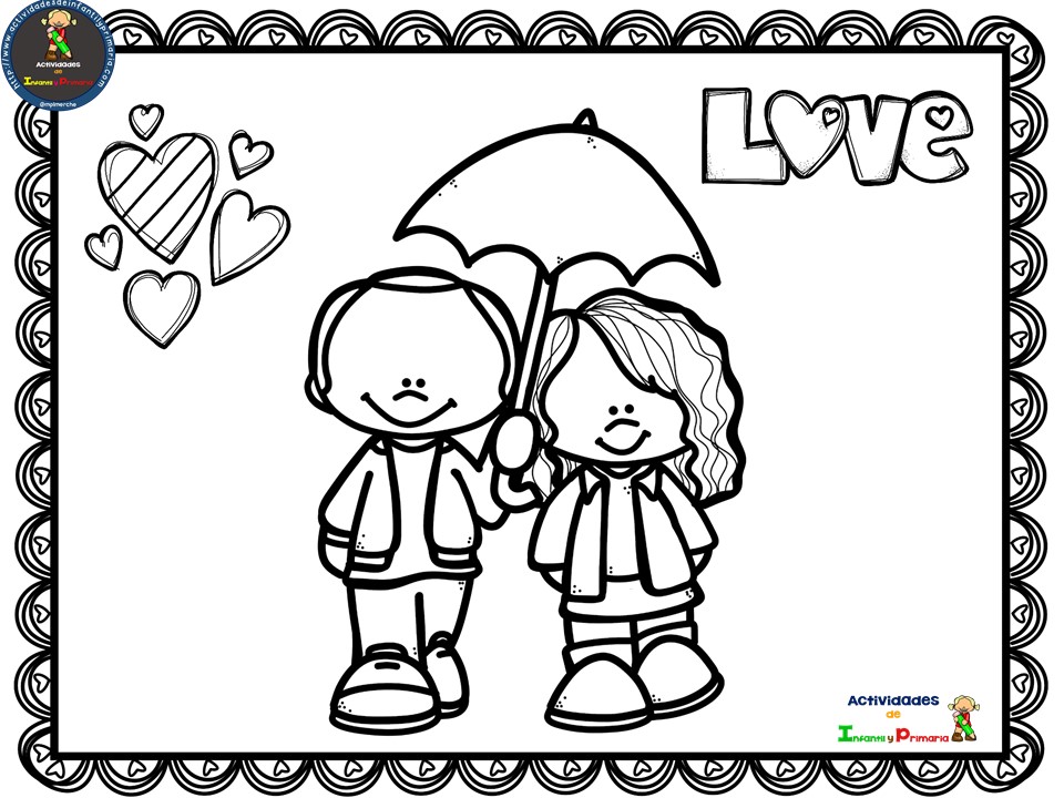 Fichas para colorear en San Valentín (6)