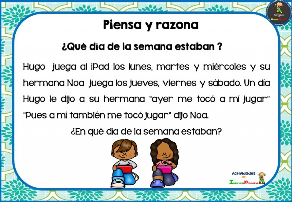 Fichas para razonar y pensar. Lógica matemática (5)