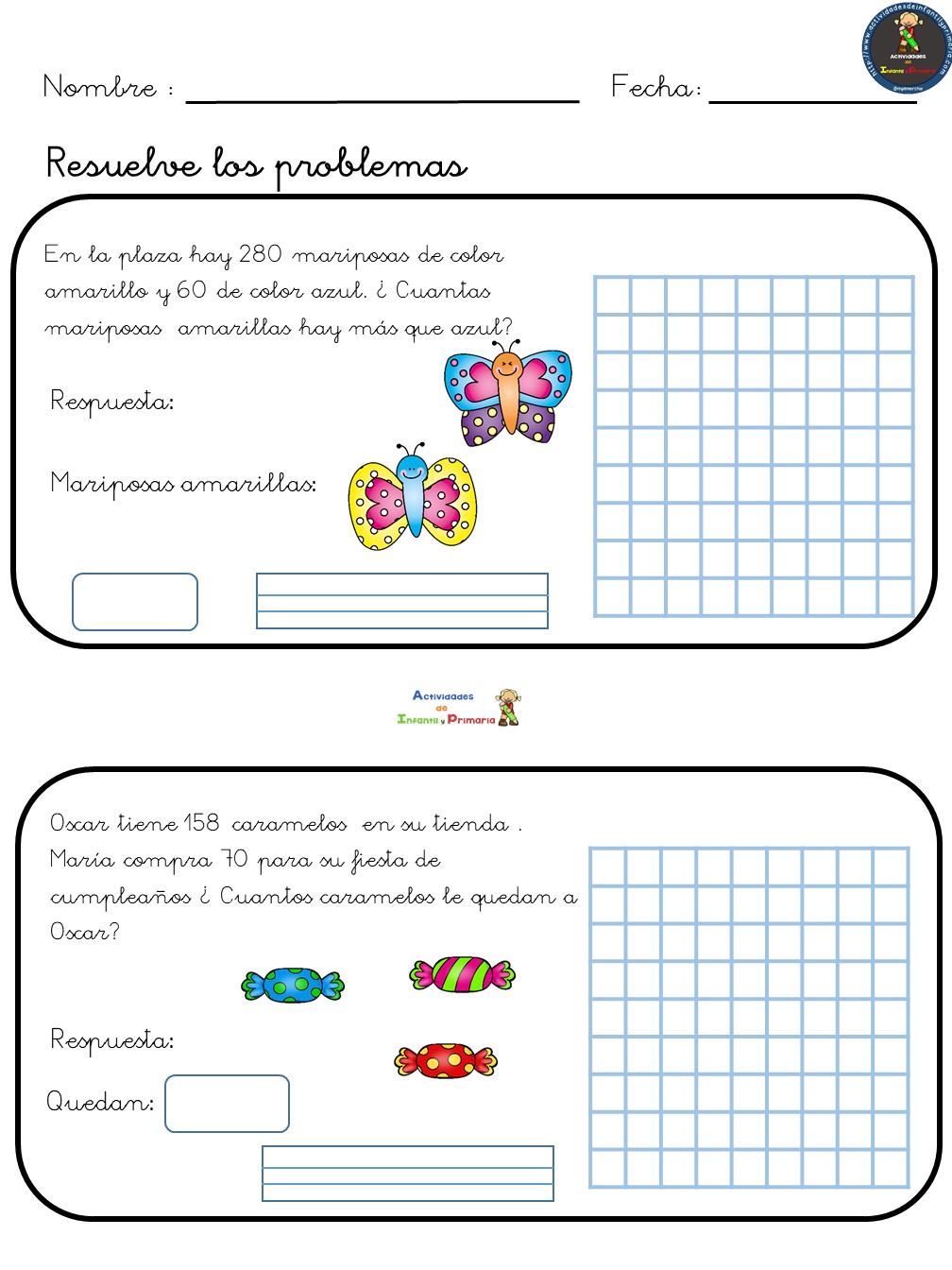 Realizamos problemas en 2º de Primaria (1)