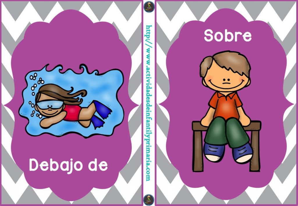 Tarjetas para conocer las preposiciones (4)