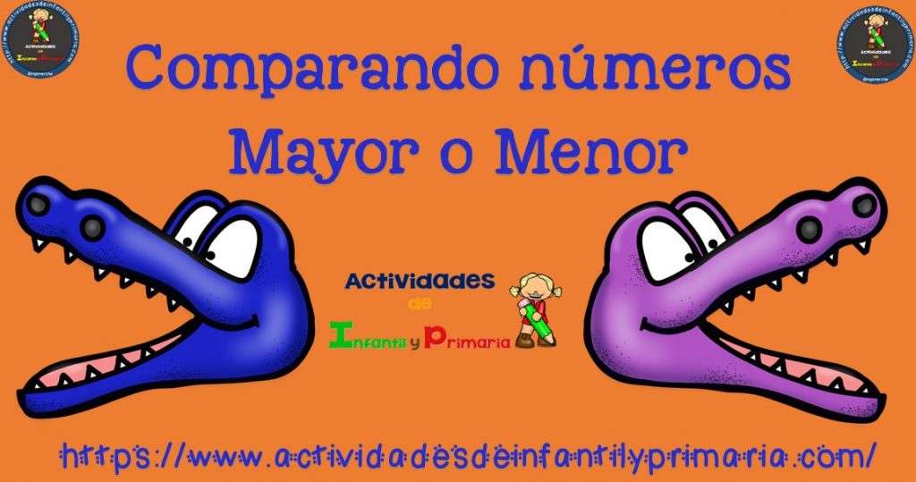 Actividades para comparar números - Actividades de infantil y primaria