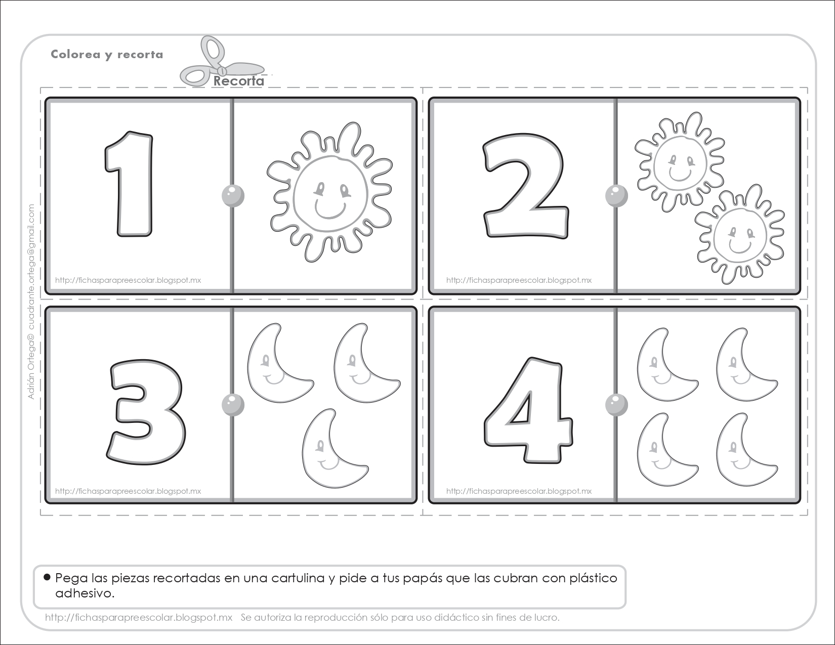 Precioso domino para trabajar los números en preescolar - Actividades ...