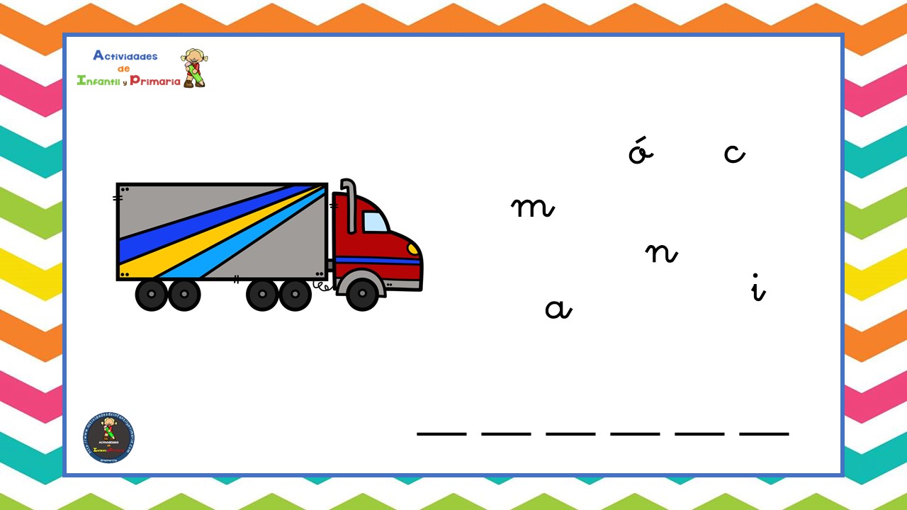 Fichas de deletreo - Actividades de infantil y primaria