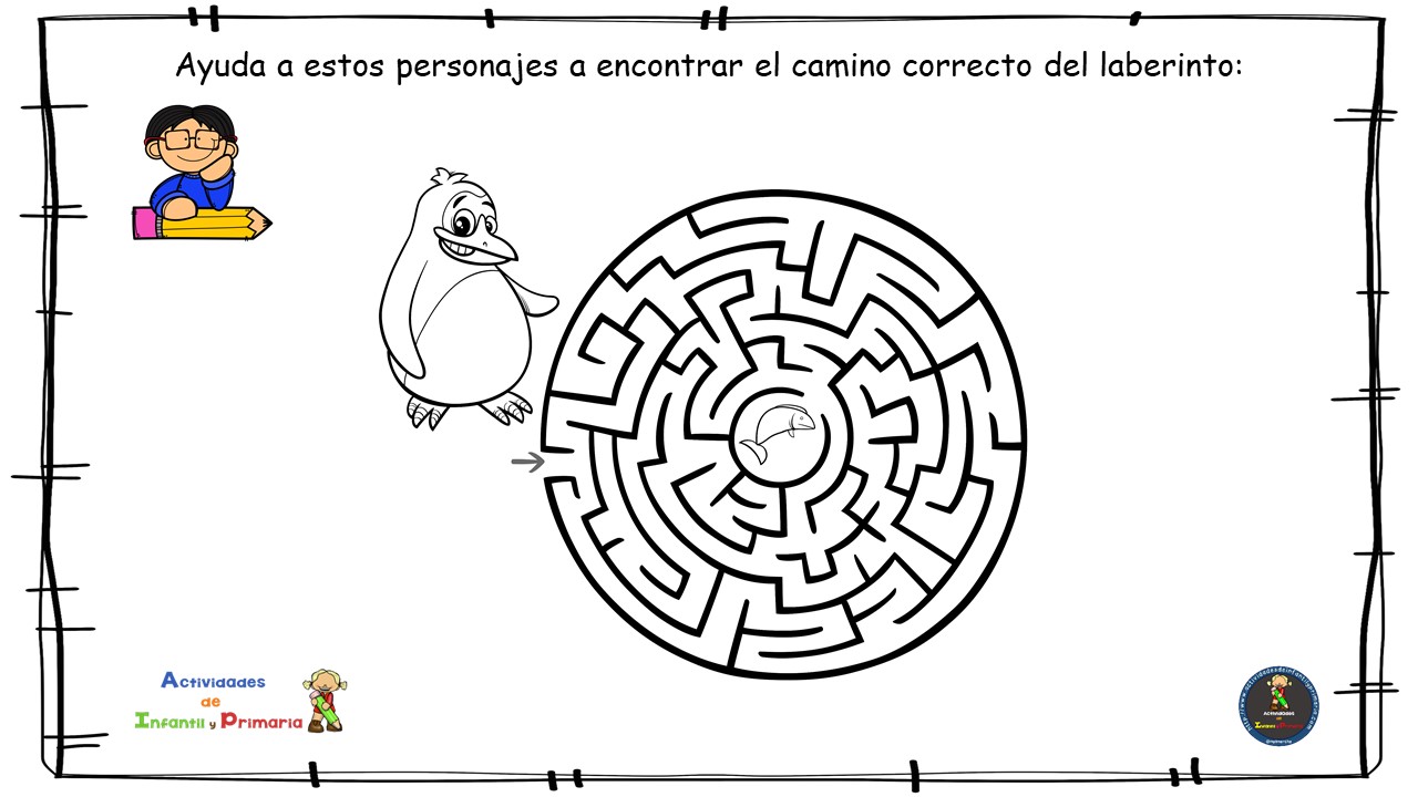 Pasatiempos para divertirnos en casa: Laberintos circulares ...