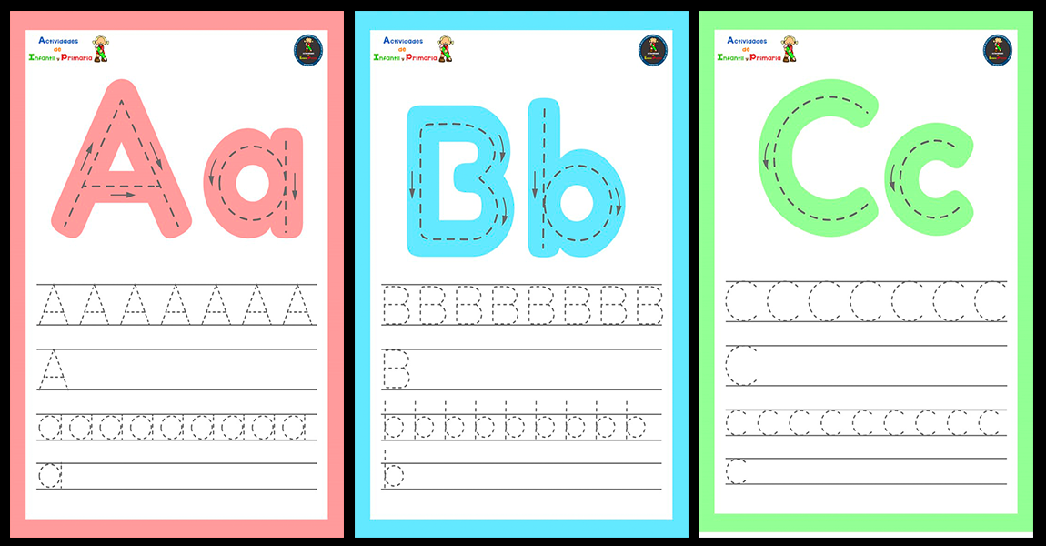 Hojas De Trabajo Para Trazar El Alfabeto En Minúsculas
