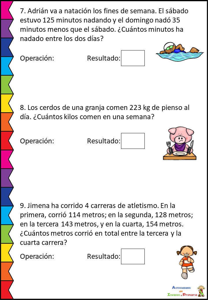 Problemas De Suma Para Segundo De Primaria - Estudiar