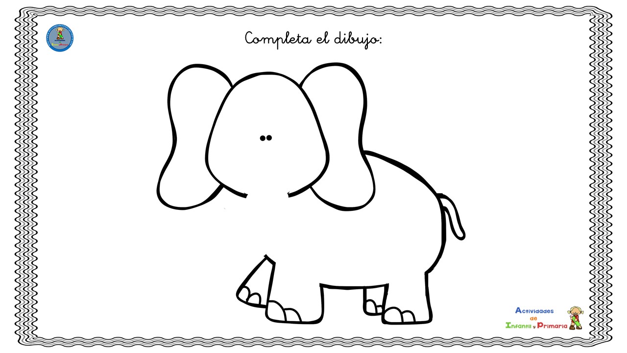 Atención y razonamiento lógico: Completa el dibujo - Actividades de ...