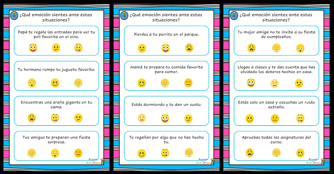 Actividad para trabajar la educación emocional - Actividades de ...