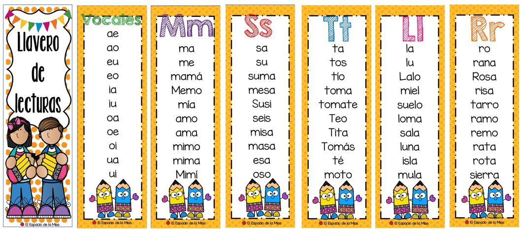 LLAVERO SÍLABAS DESTACADA