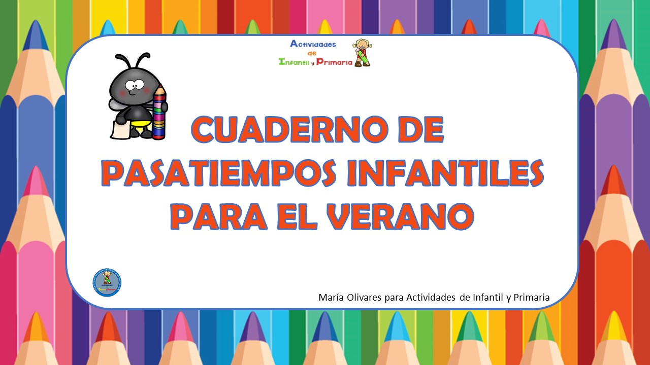 Divertido cuaderno de pasatiempos infantiles para el verano ...