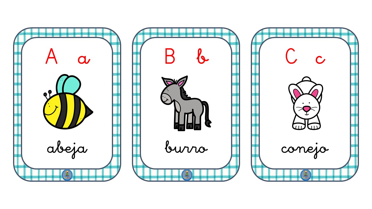 Tarjetas Imprimibles Con El Alfabeto De Animales Tarjetas Animales