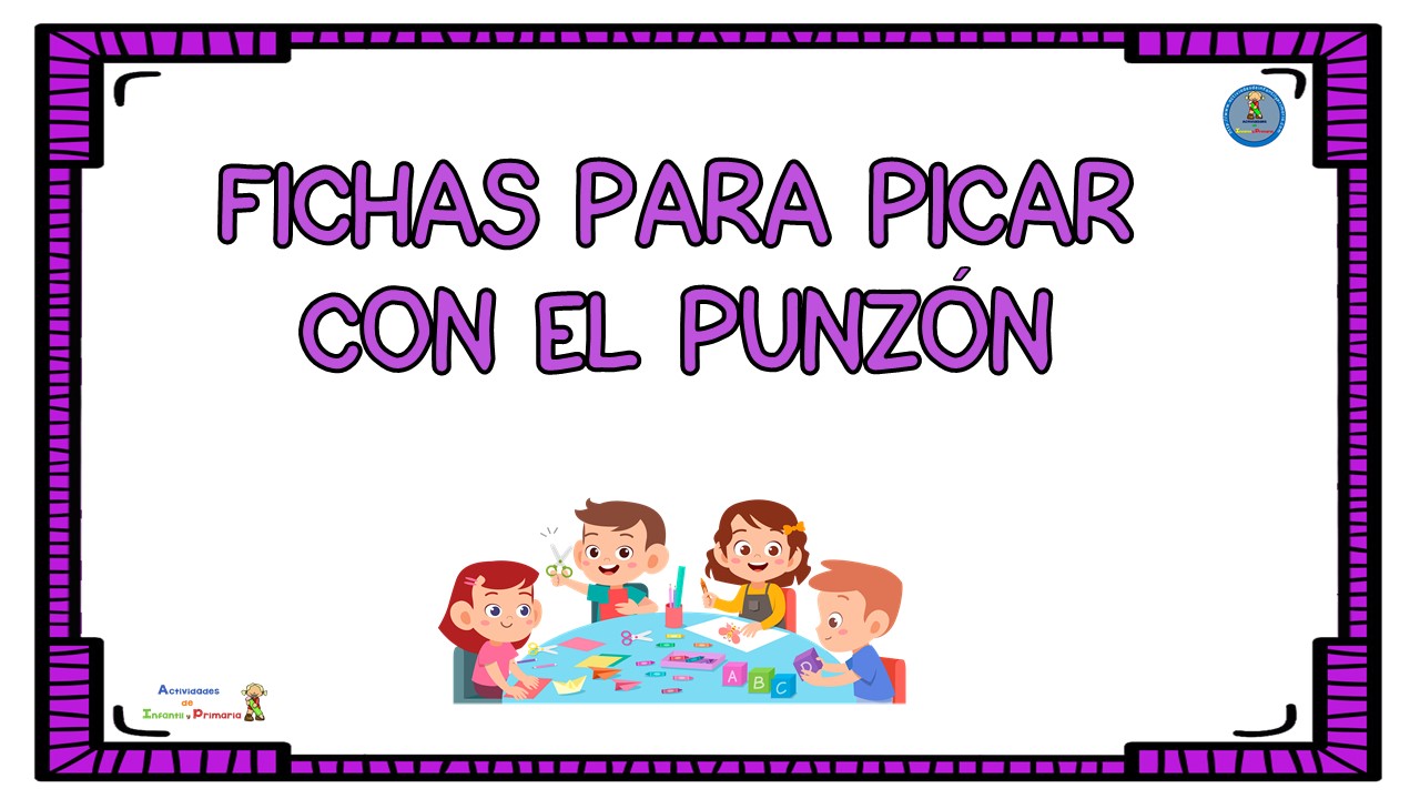 Fichas de animalitos para picar con punzón - Actividades de infantil y ...
