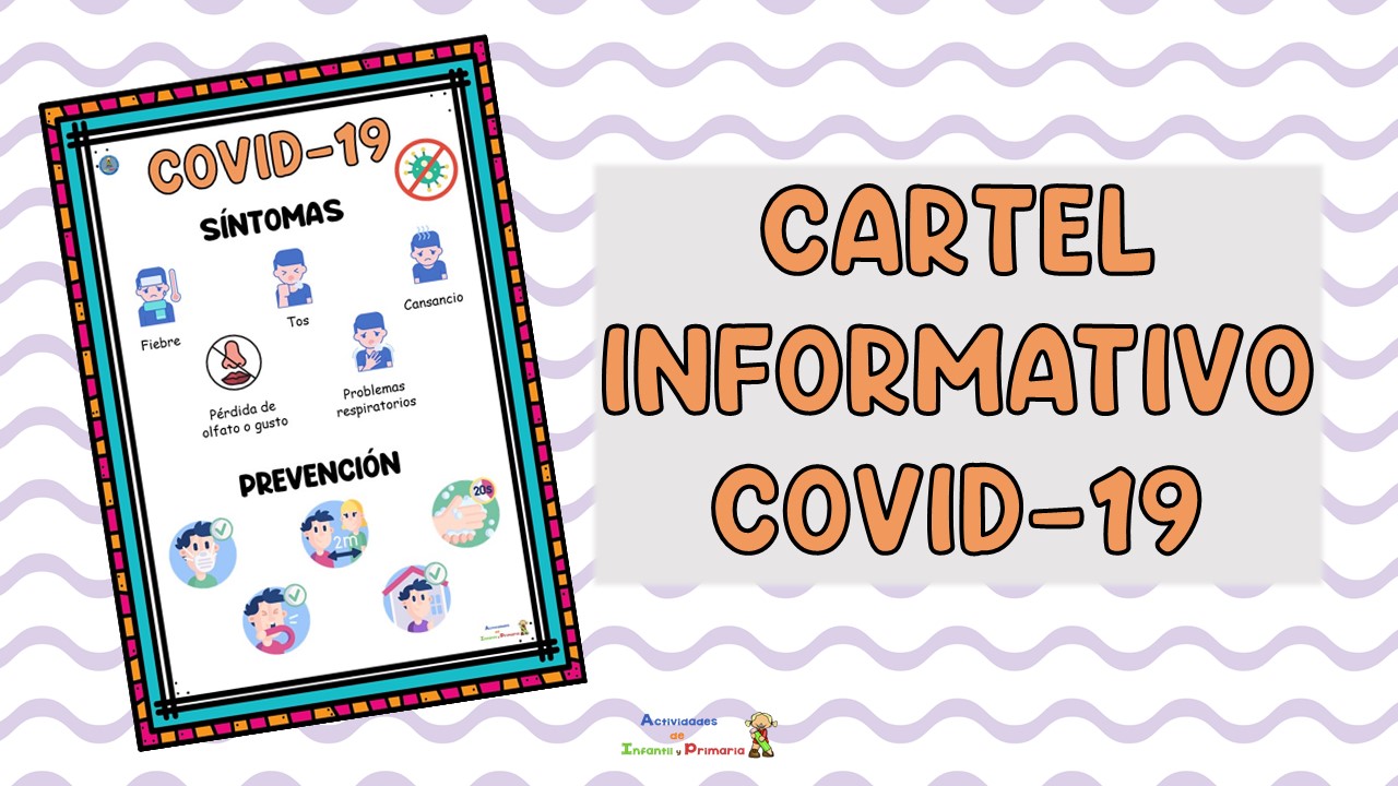 Cartel informativo del covid-19 para tu aula - Actividades de infantil ...
