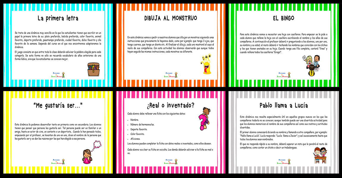 Hojas De Trabajo Para La Clase De Grupo De Juego 👥 DINÁMICAS DE