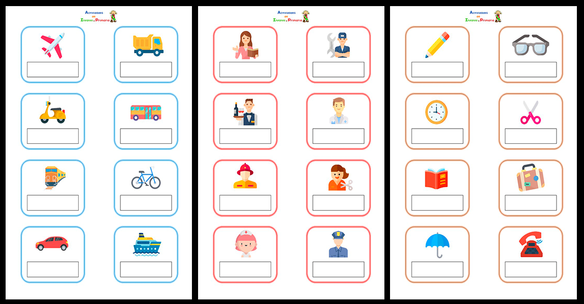 Actividad manipulativa para trabajar la lectura global - Actividades de ...