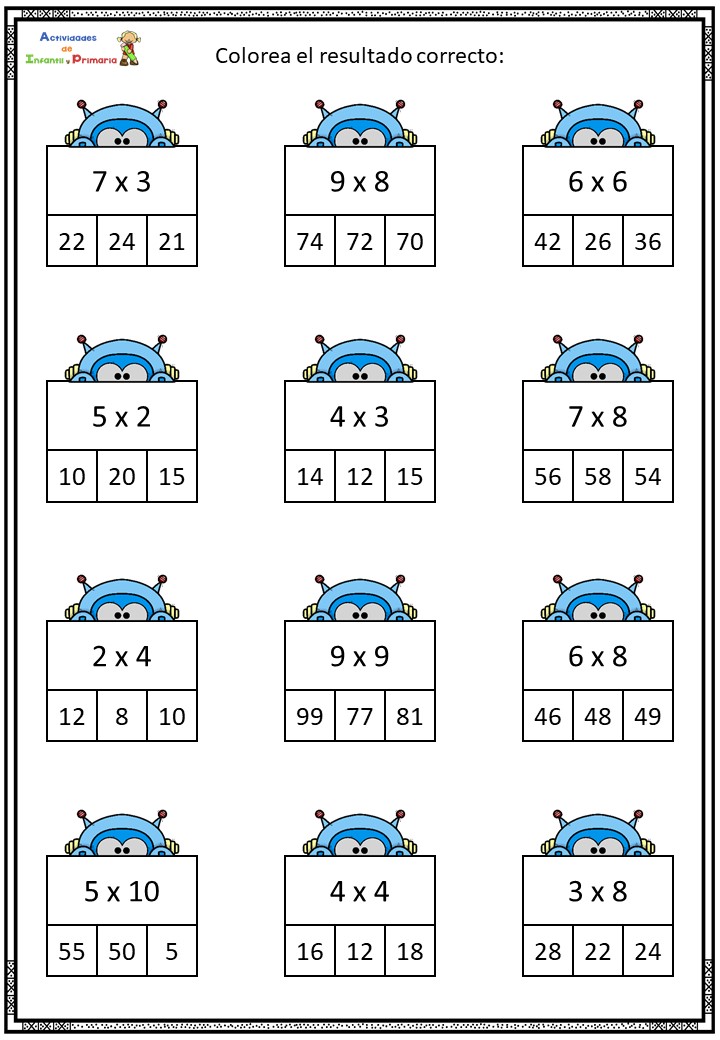 fichas tablas multiplicar (3) fichas tablas multiplicar (3)