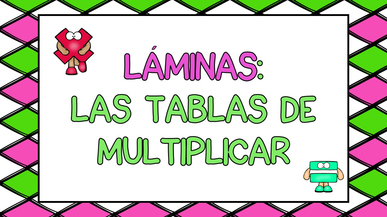 Bonitos carteles para decorar el aula con las tablas de multiplicar ...