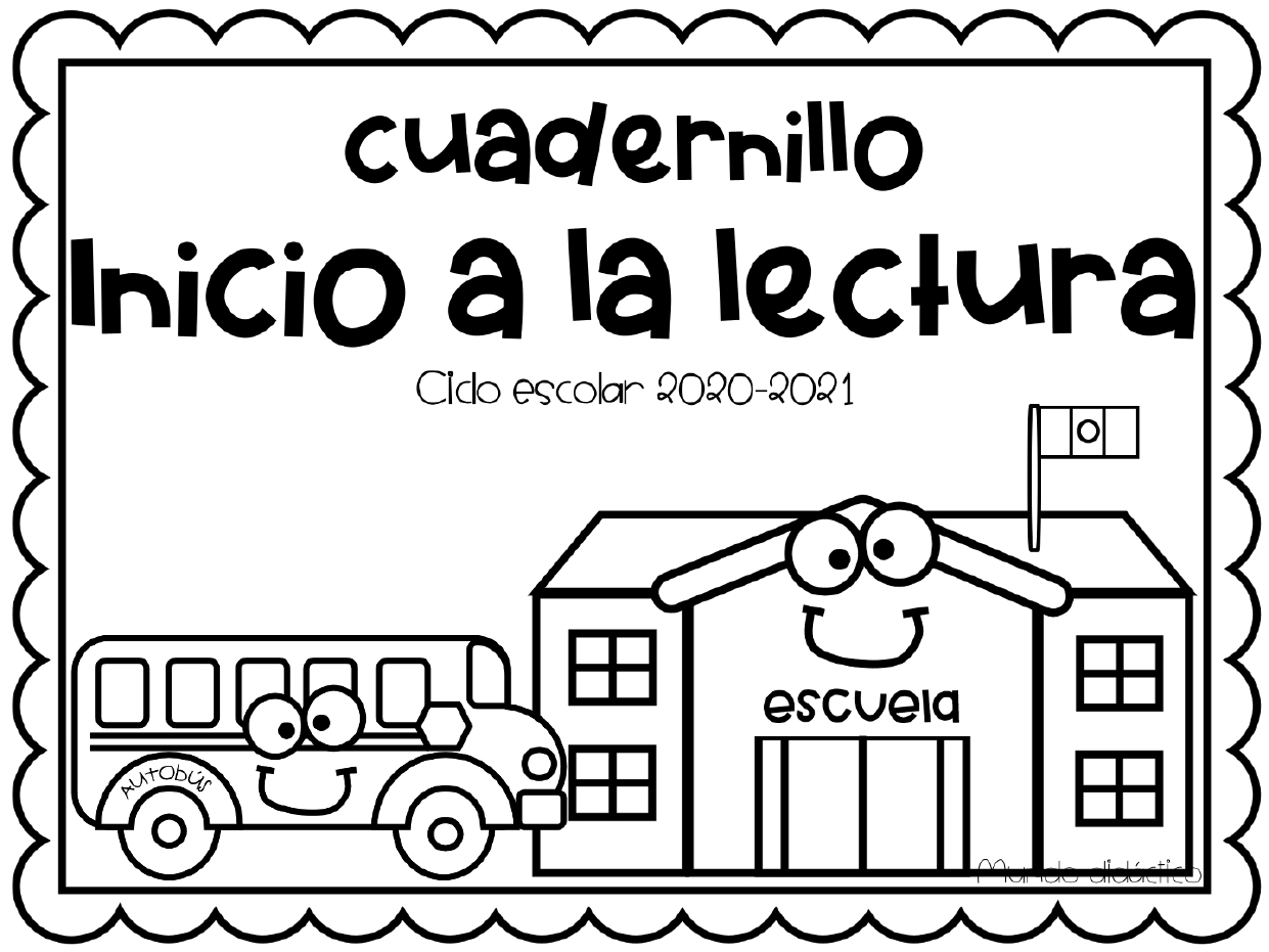 Cuadernillo Inicio a la Lectura - Actividades de infantil y primaria
