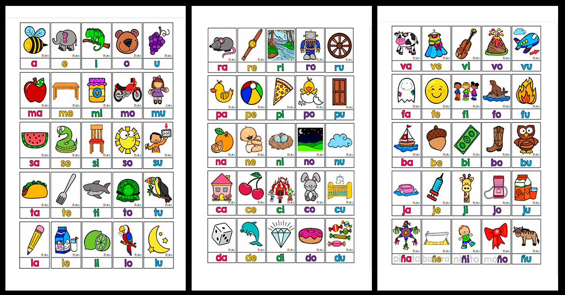 Como Hacer Un Silabario Movil Fabuloso Mi Silabario Para Preescolar Images