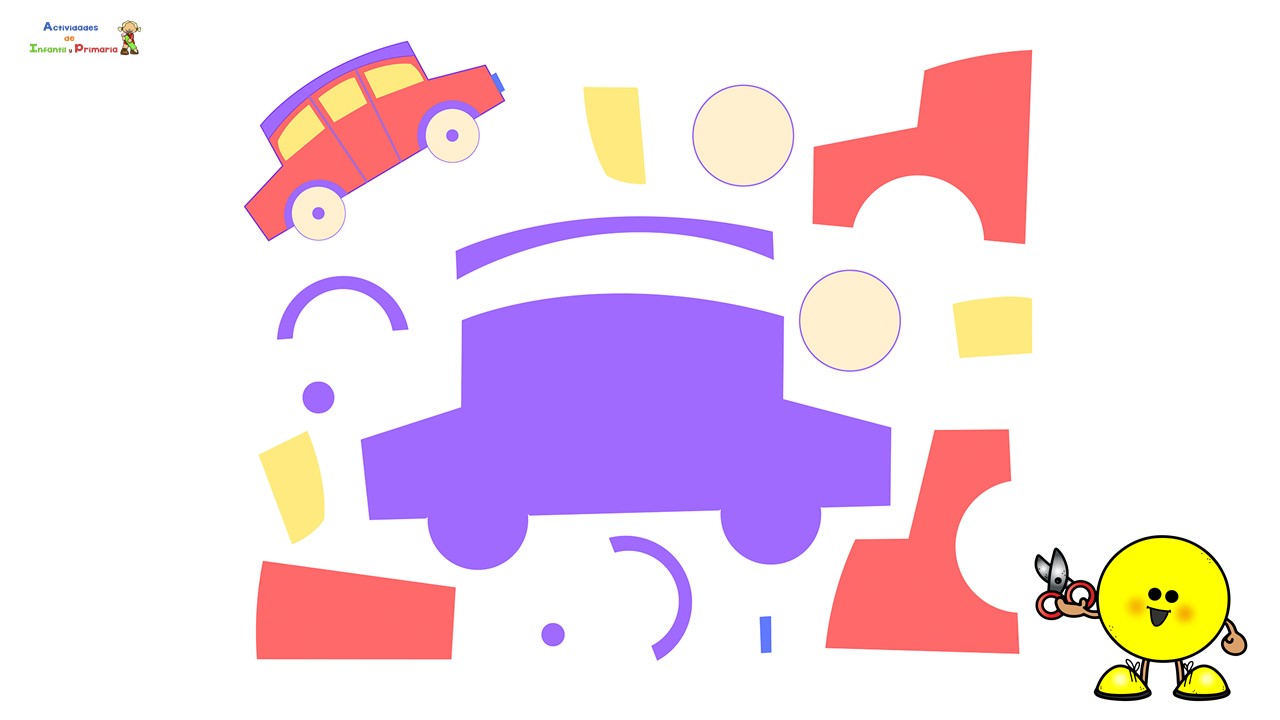 Bonitos recortables para crear figuras - Actividades de infantil y primaria