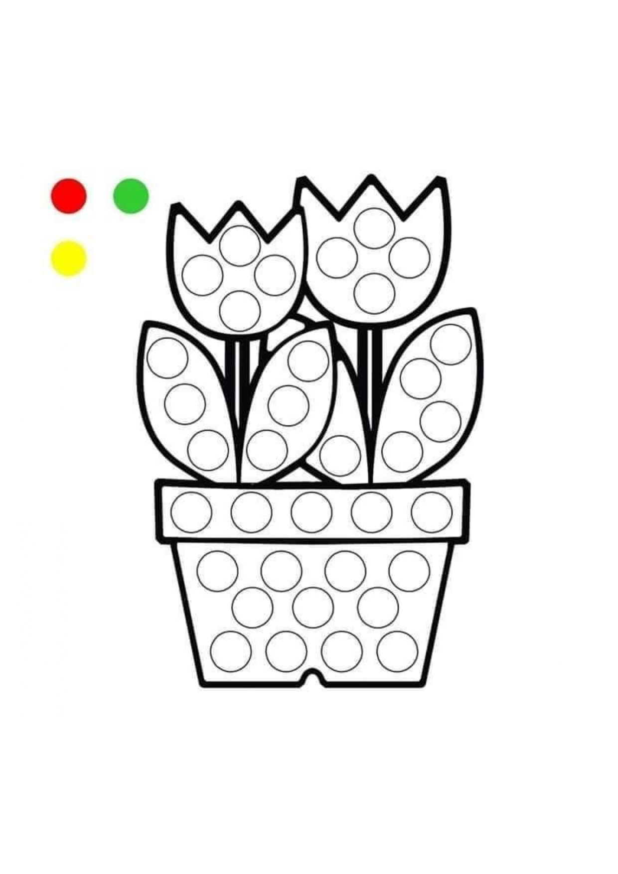 Fichas Dedos Preescolar Colorear Arte Trabajos Preescolares Maternal ...