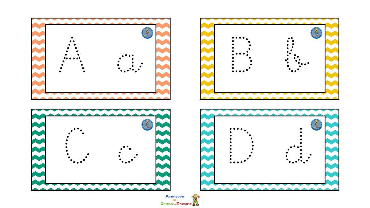 Llavero abecedario grafomotor - Actividades de infantil y primaria