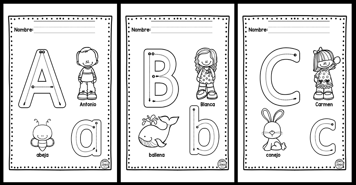 Cuadernillo: Repasamos el trazo del abecedario - Actividades de ...